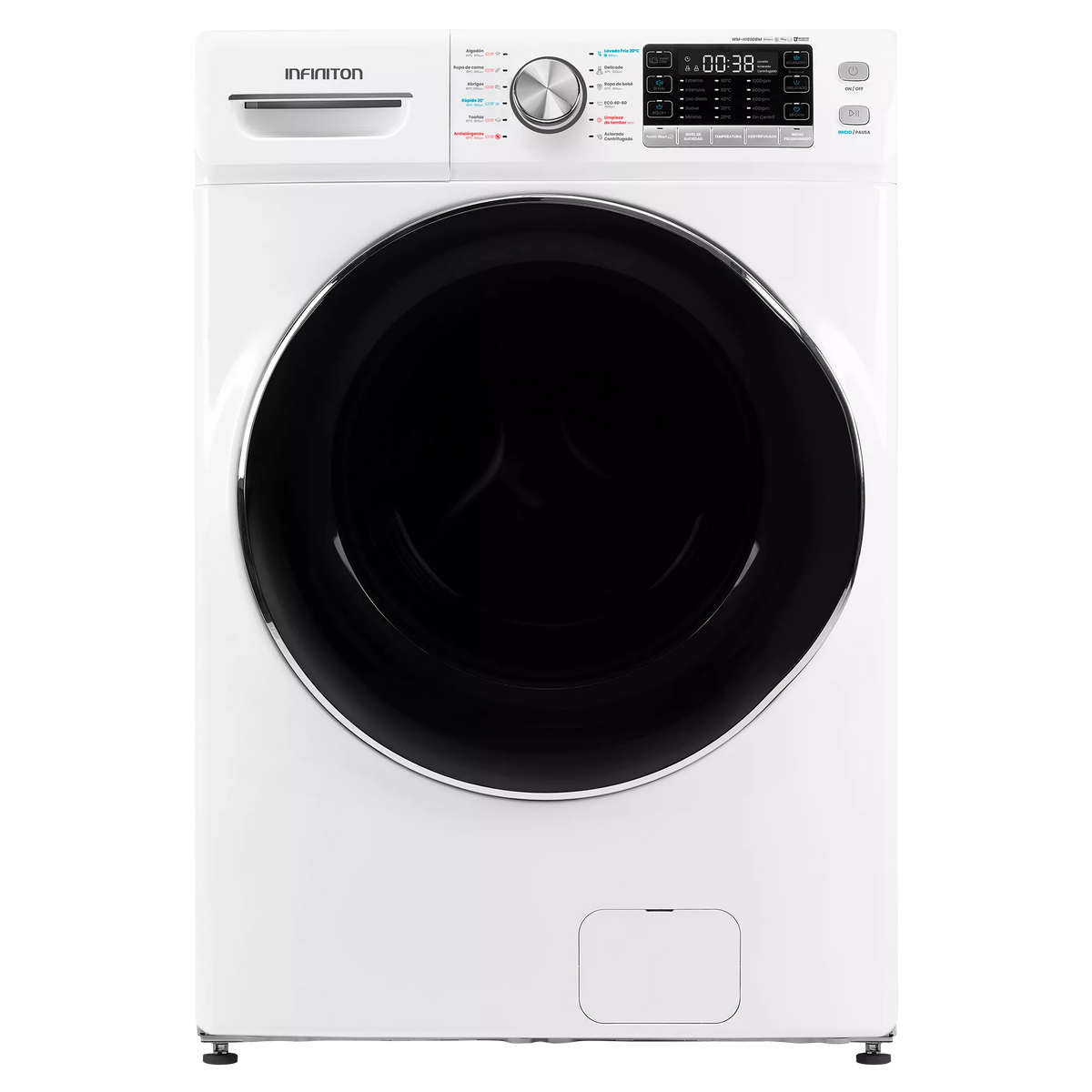 Infiniton WM-H180DBM 18kg Inverter Front-Load Washing Machine White ...