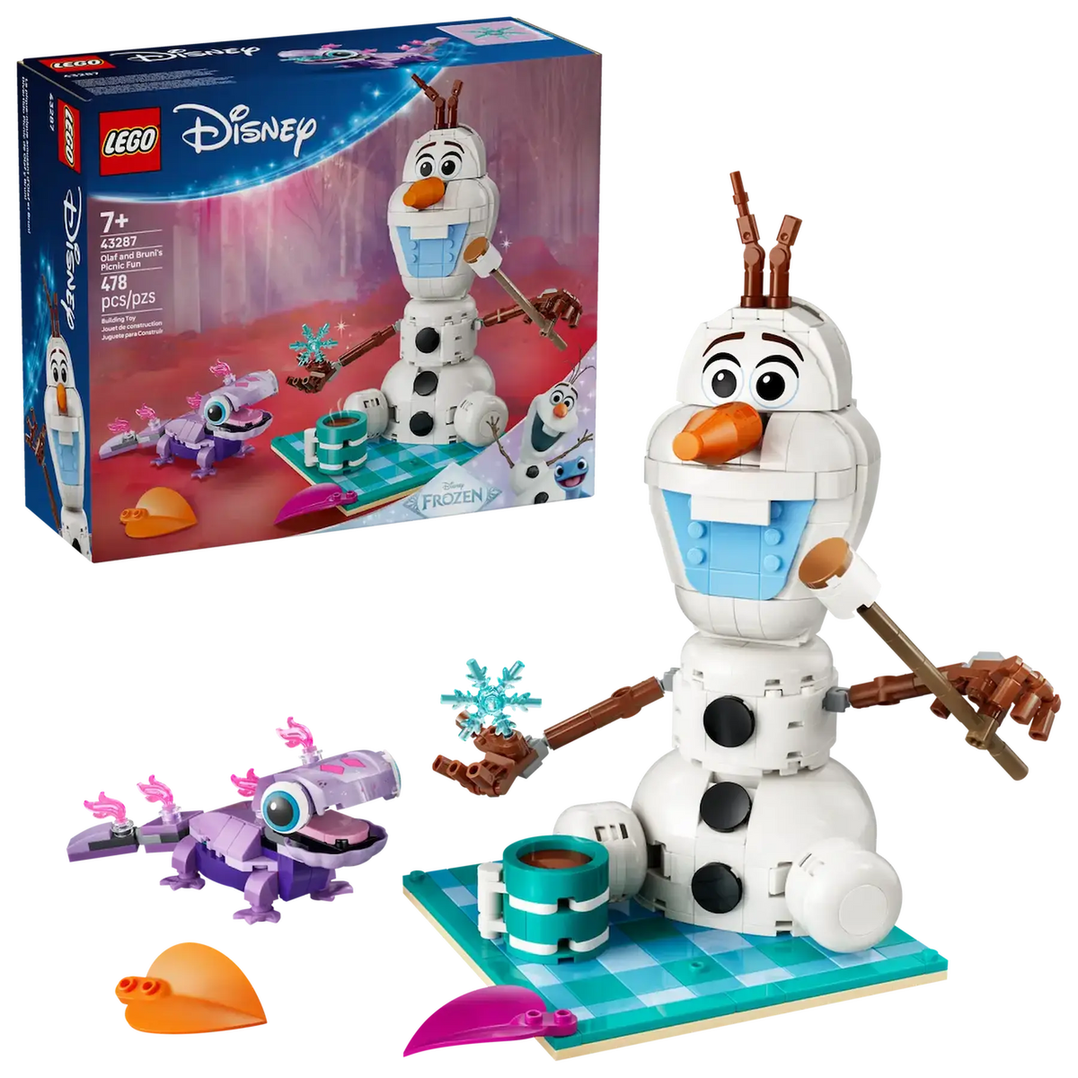 LEGO Disney Frozen Divertido Pícnic de Olaf y Bruni 43287 — Híper Ocio